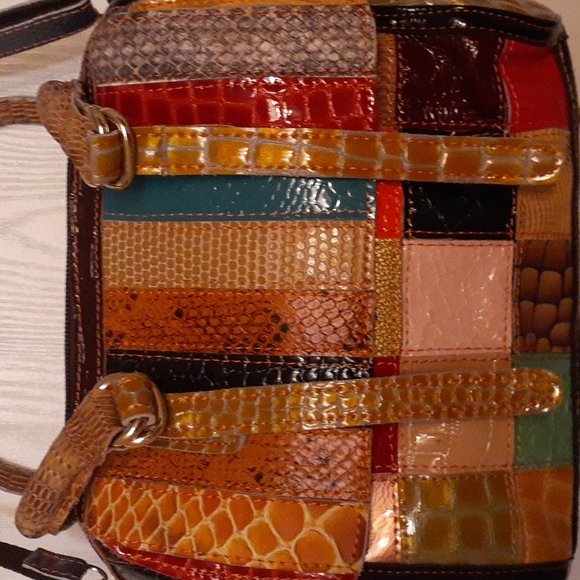Chaos | Bags | Multi Colored Leather Handbag | Poshmark